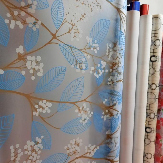 Blue Dain Motif Glass Stickers Variation Window Glass Stickers | Shopee ...