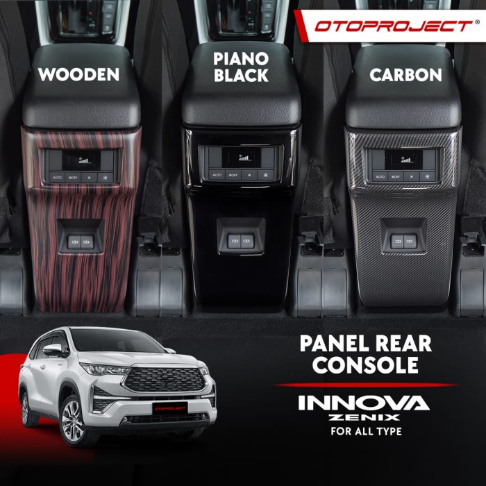 Otoproject Innova Zenix 2022 2023 AC Rear Console Panel (All Types ...