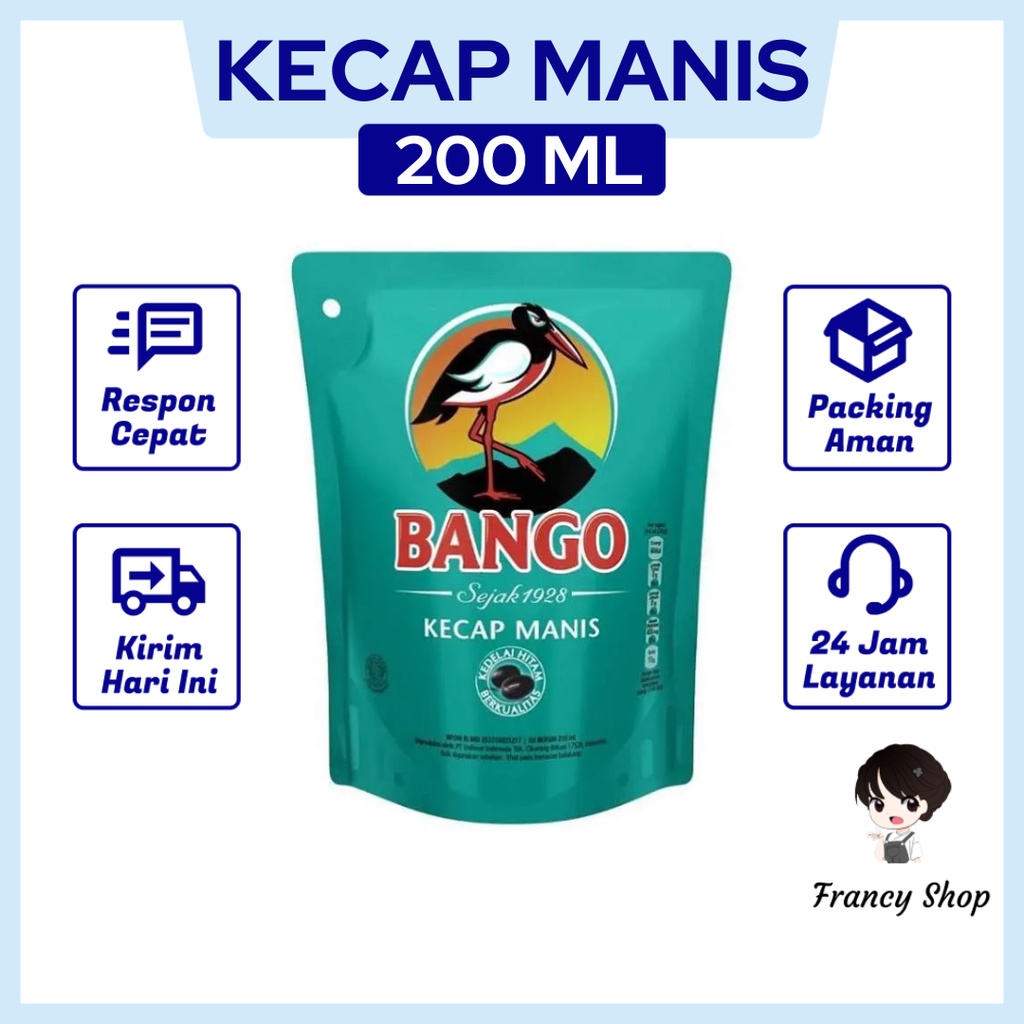 Bango Sweet Soy Sauce Refill 200 ML | Shopee Philippines