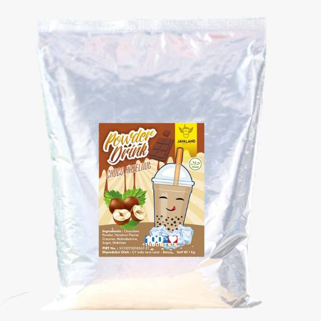 Numan Choco Hazelnut Bubble Powder Drink Java Land 1Kg | Shopee Philippines