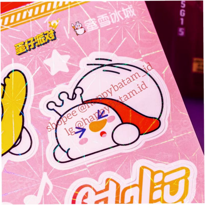 Mixue STICKER SNOWKING STICKER Hologram Original Merchandise | Shopee ...