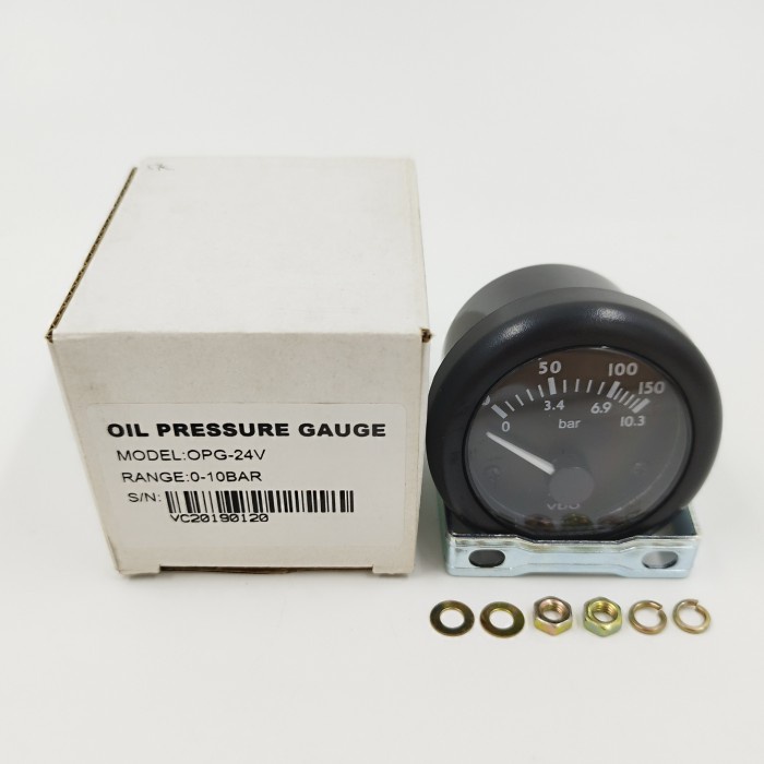 FREE SHIPPING OIL PRESSURE GAUGE 24V VDO OPG-24V GAUGE OIL PRESSURE ...