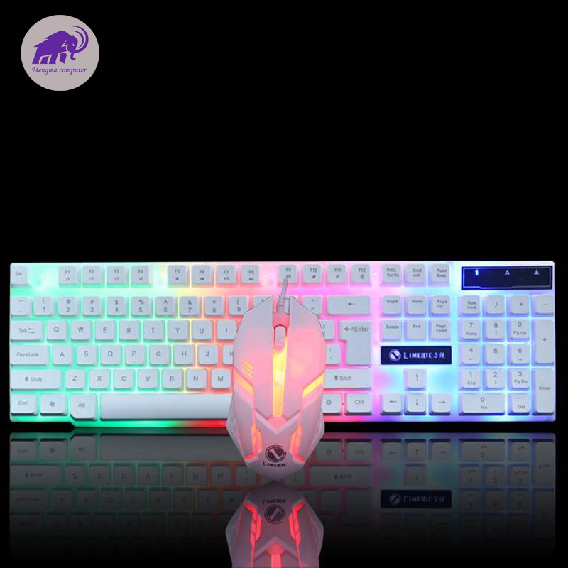 CAHAYA Gang Mengma Keyboard And Mouse Combo With Rgb Light/Includes ...