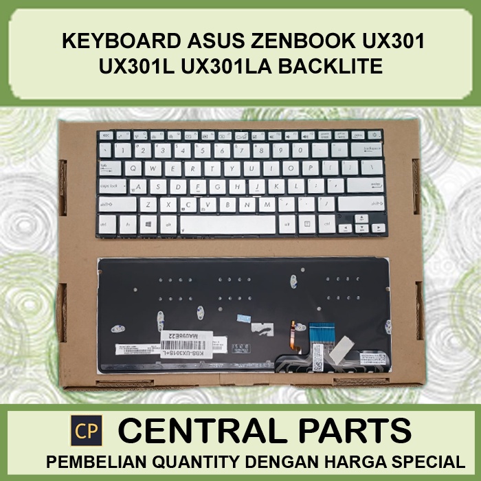 Asus Zenbook UX301 UX301L UX301LA UX301U UX301UA Silver Backlite Laptop ...