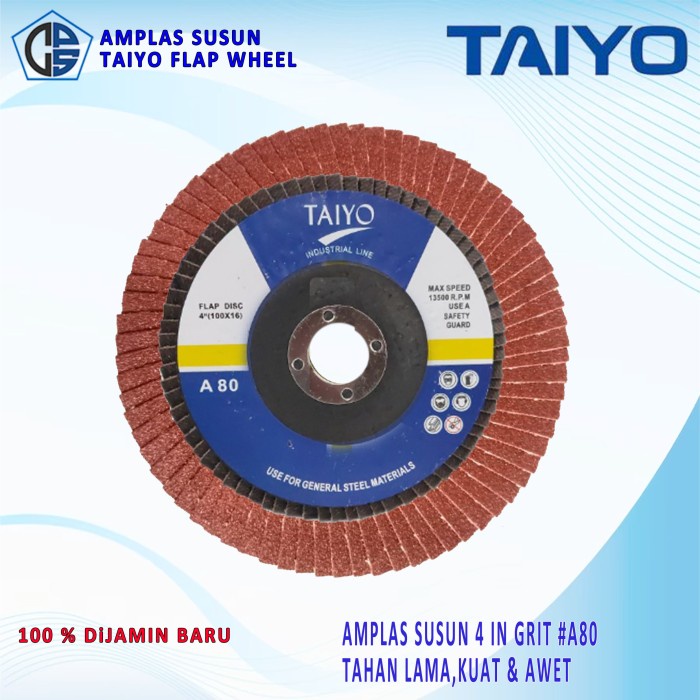 Stacking Sandpaper 4" Taiyo Grit A80 Sandpaper Disk 4 in Stacking ...