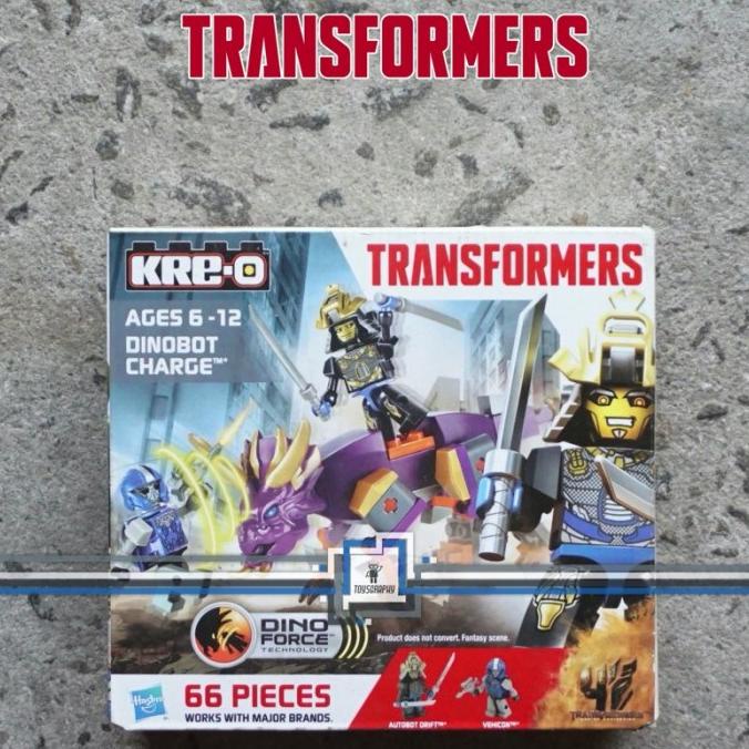 Transformers Kreo Slug Dinobot Charge With Drift 66pcs Kre O Bricks Shopee Philippines