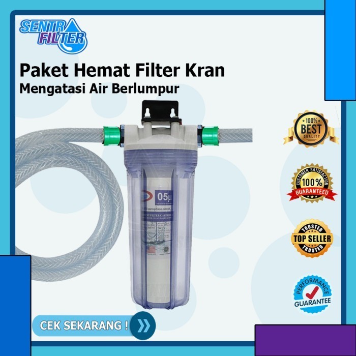 BEST 1 STEP WATER FILTER PACKAGE (SEDIMENT/MUD WATER FILTER) | Shopee ...
