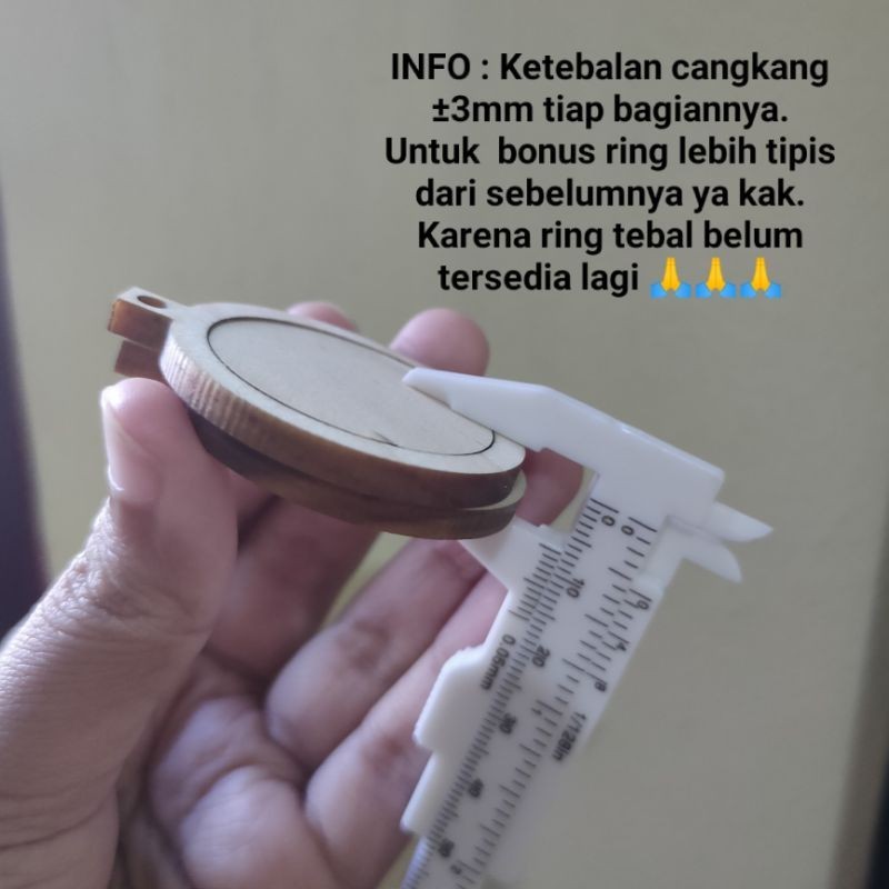 Dutch Teak Wood Mini Hoop Shell for DIY embroidery - hoop - midangan ...