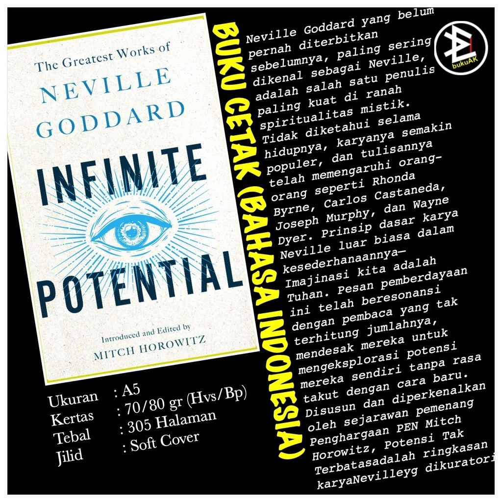 Infinite Potential - Neville Goddard (Print Book) | Shopee Philippines