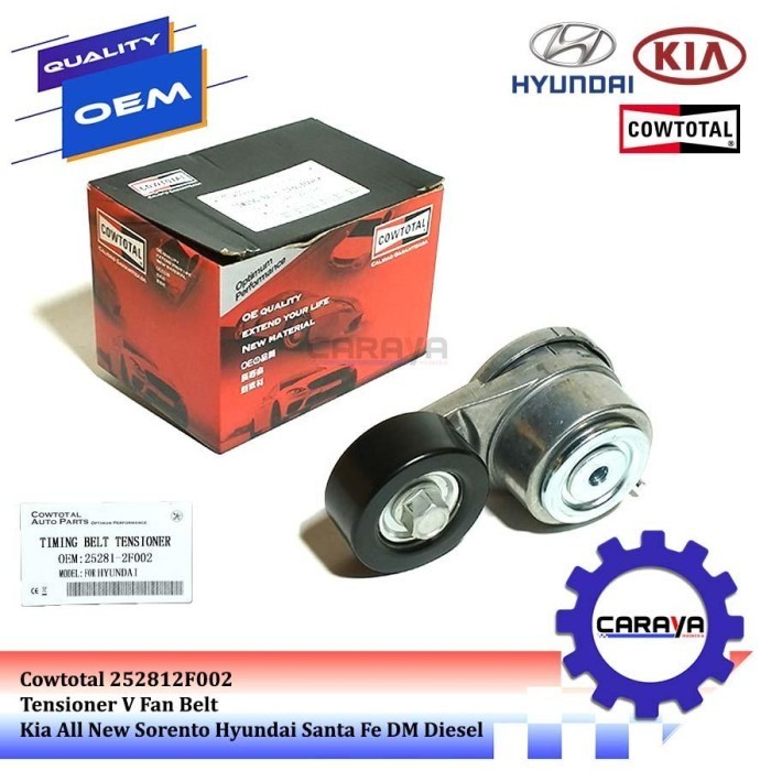 Tensioner V Fan Belt Kia All New Sorento Hyundai Santa Fe DM Diesel ...
