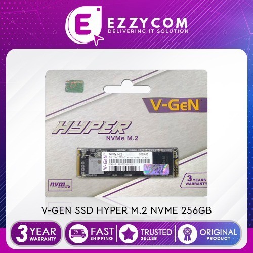 Ssd V-GEN HYPER 256GB M.2 NVME PCIE GEN 3.0 - SSD VGEN 256GB M2 NVME ...