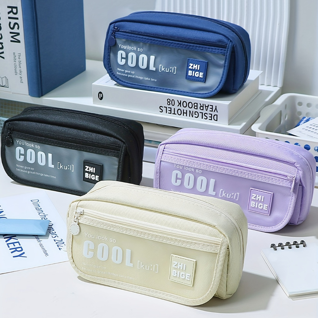 Multi Function Modern Aesthetic Pouch Cute Sealing Container Pencil ...