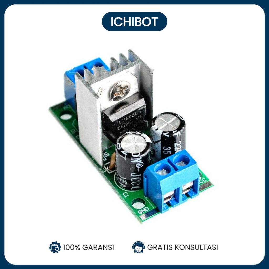 Voltage Regulator Module LM7805 7805 7805CV L7805 Voltage Regulator ...