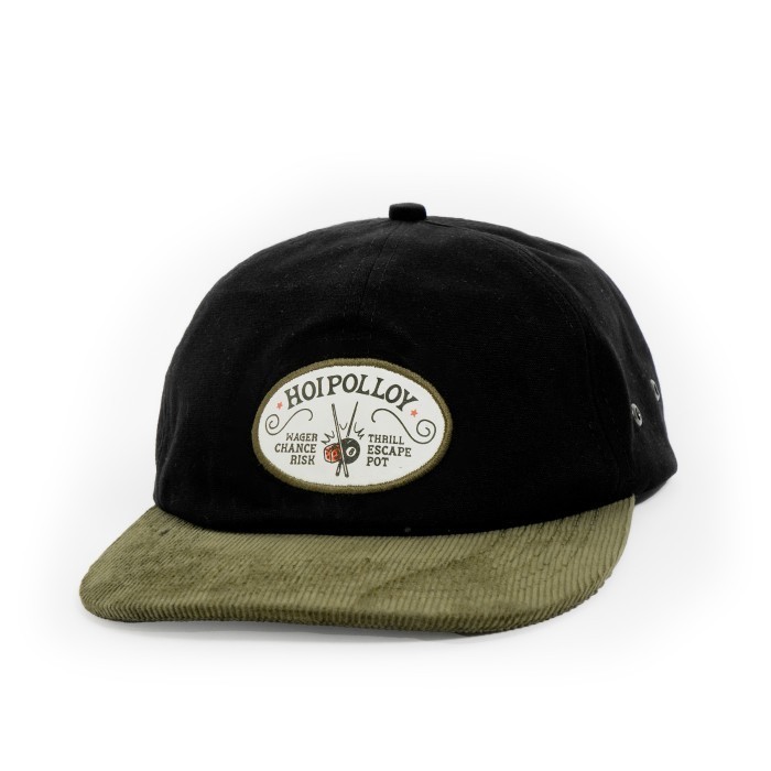 Hoi Polloy - Topi - Wager Cap (Black Green) Corduroy Twill | Shopee ...