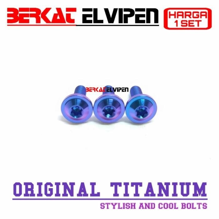 Honda Adv 150 And PCX 160 Front Sensor Plate Titanium Bolts Original ...