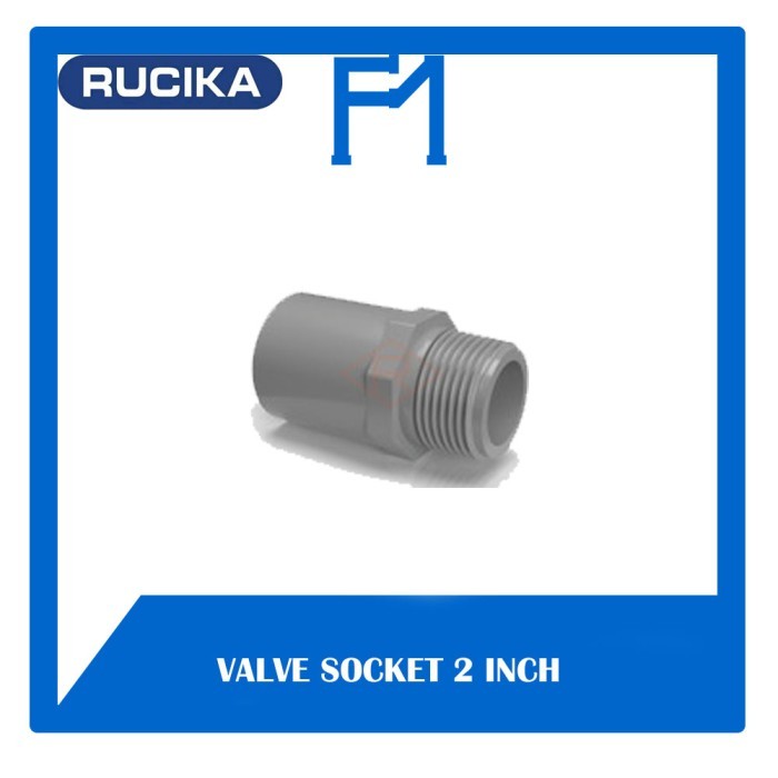 RUCIKA VALVE SOCKET AW 2 INCH PVC WATER PIPE FITTING CONNECTION 2 INCH ...