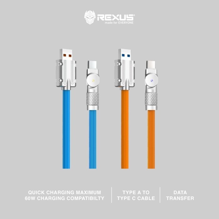 Rexus Cable CB145C Type-C Rotable Connector 1m/Data Cable CB-145C ...