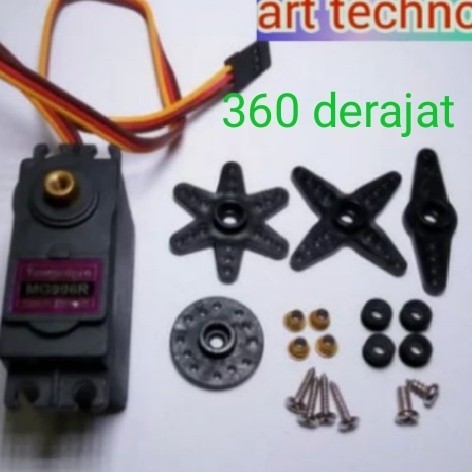 Servo Mg996 360 Degree Degree Mg996R Degrees 360 Dc Motor | Shopee ...