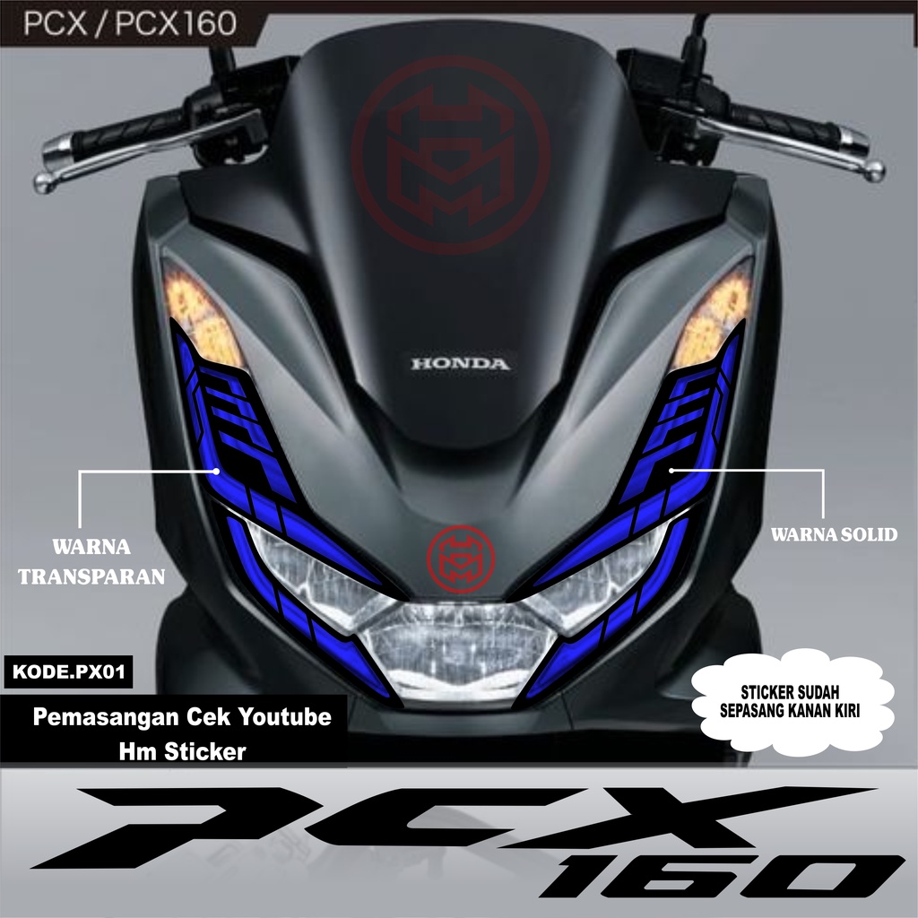 Pcx 160 NEW HEADLIGHT STICKER PX01 | Shopee Philippines