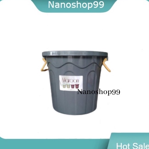 Big Jumbo Plastic Bucket Great Maroon 50L/50L Large Water Barrel ...