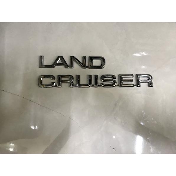 Land Cruiser Emblem For Toyota Land Cruiser Trunk | Shopee Philippines