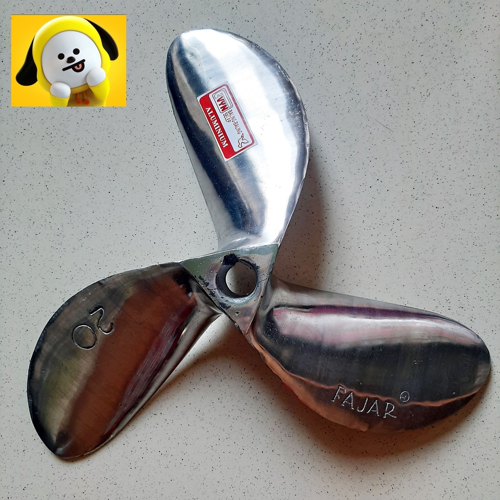 3-leaf Boat Propeller: Dawn "20 & 30" Aluminum Boat Propeller/Ship ...