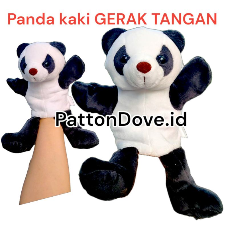 Panda HAND DOLL HAND PUPPET PANDA CHILDREN'S TOYS LEARNING FAIRY ...