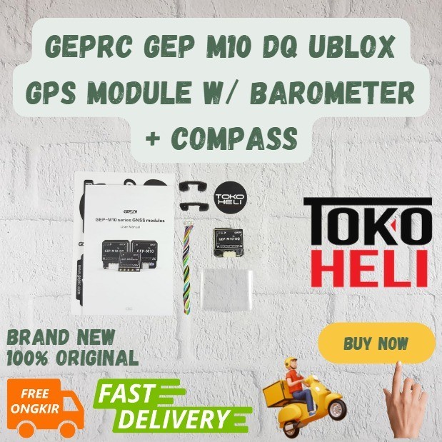 Geprc Gep M10 Dq Ublox Gps Module W/ Barometer + Latest Compass ...