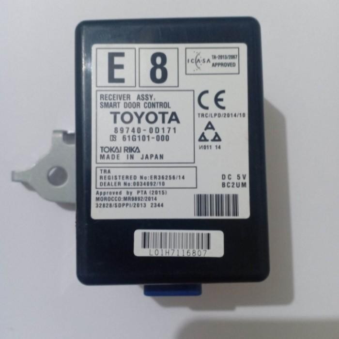 Receiver ASSY SMART DOOR LOCK CONTROL TOYOTA KIJANG 89740-0D171 ...