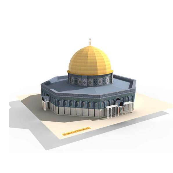 The Dome of the Rock, As-Sakhrah Qubbat Mosque Palestine Al Aqsa Mosque ...