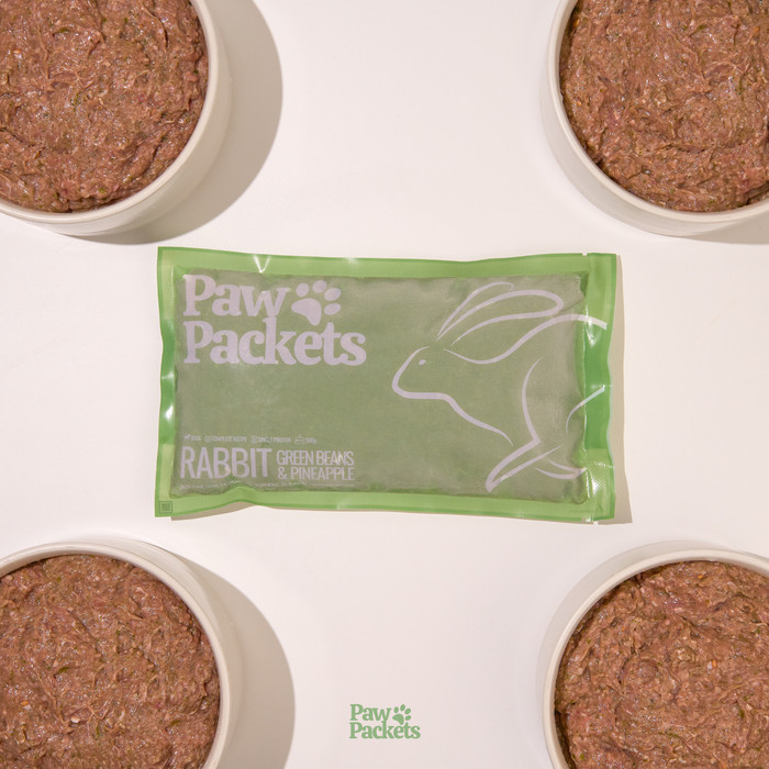 Paw Packets - Rabbit Complete Recipe - Raw Dog Food 500g | Shopee Philippines