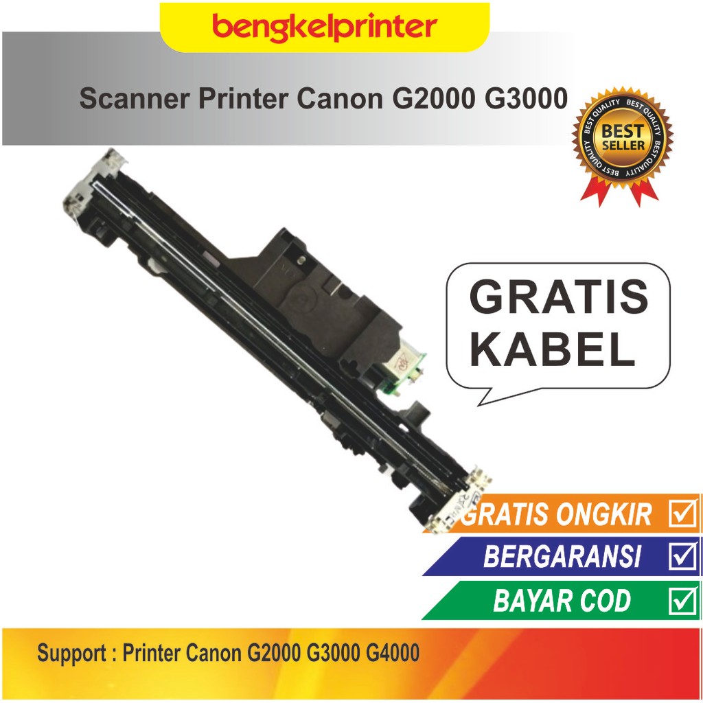 Canon G2000 G3000 Printer Head Scanner Used Cable Free | Shopee Philippines