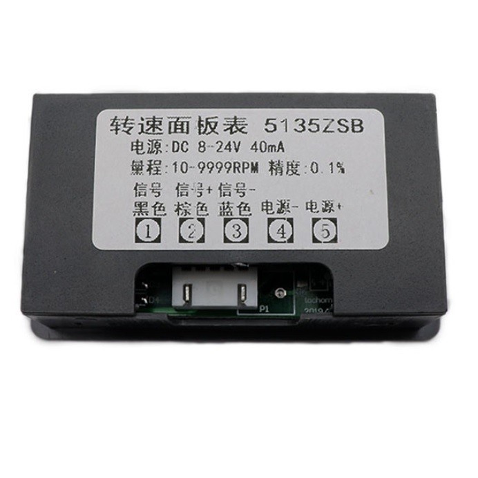 Blue Led Rpm Tachometer Speed Meter+New Npn Hall Proximity Sensor ...