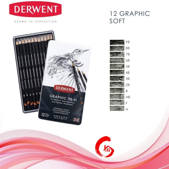 Derwent Graphic Soft 12 (9B-H) | Shopee Philippines