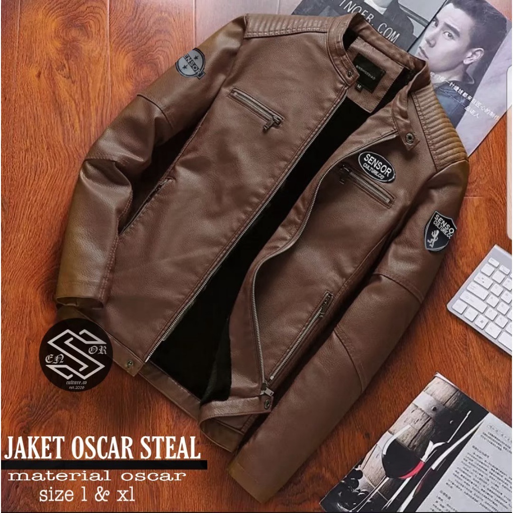 SIXTEEN - Men's Sensor Motorcycle Jacket Jacket/ Premium StealOSCAR Men ...