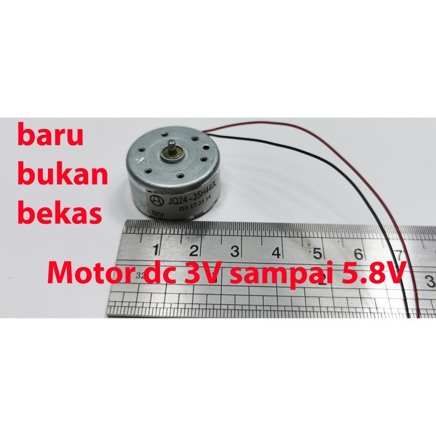 Motor dc 3V to 5.8V, motor dynamo dvd project elektro | Shopee Philippines