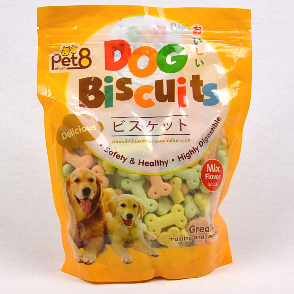 Puffy Petto Pet8 Dog Biscuits 400Gr 3 Variations Of Bone Shape Dog ...