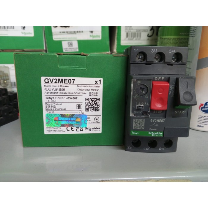 Schneider GV2ME07/GV2ME 07/GV2 ME07 ORIGINAL | Shopee Philippines