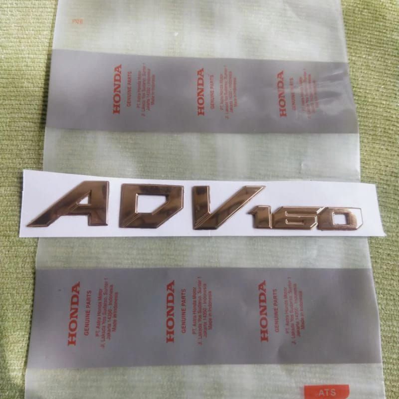 ADV ADV 160 gold silver sticker Emblem | Shopee Philippines