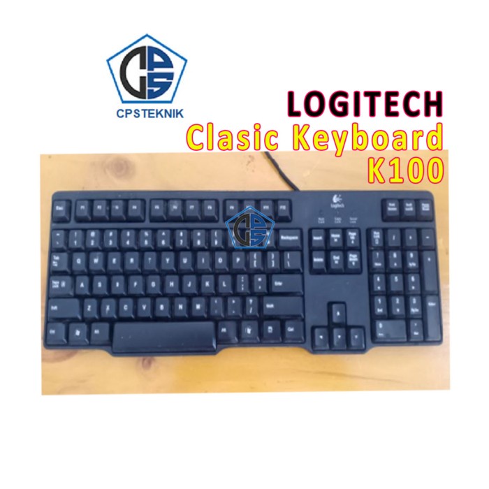Logitech k120 PS2 Keyboard Logitech PS2 K 120 Classic Keyboard | Shopee ...