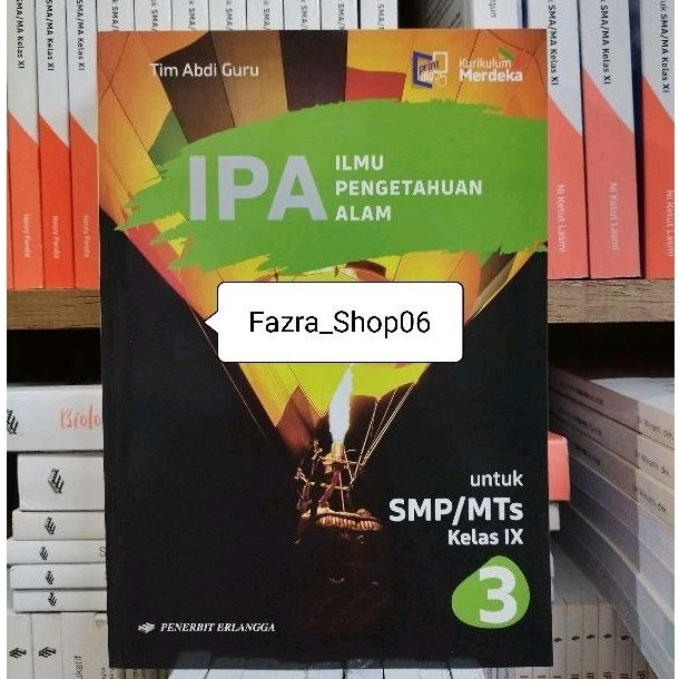 NEW & ORI Natural Science Student Book for middle school mts class 3 9 ...