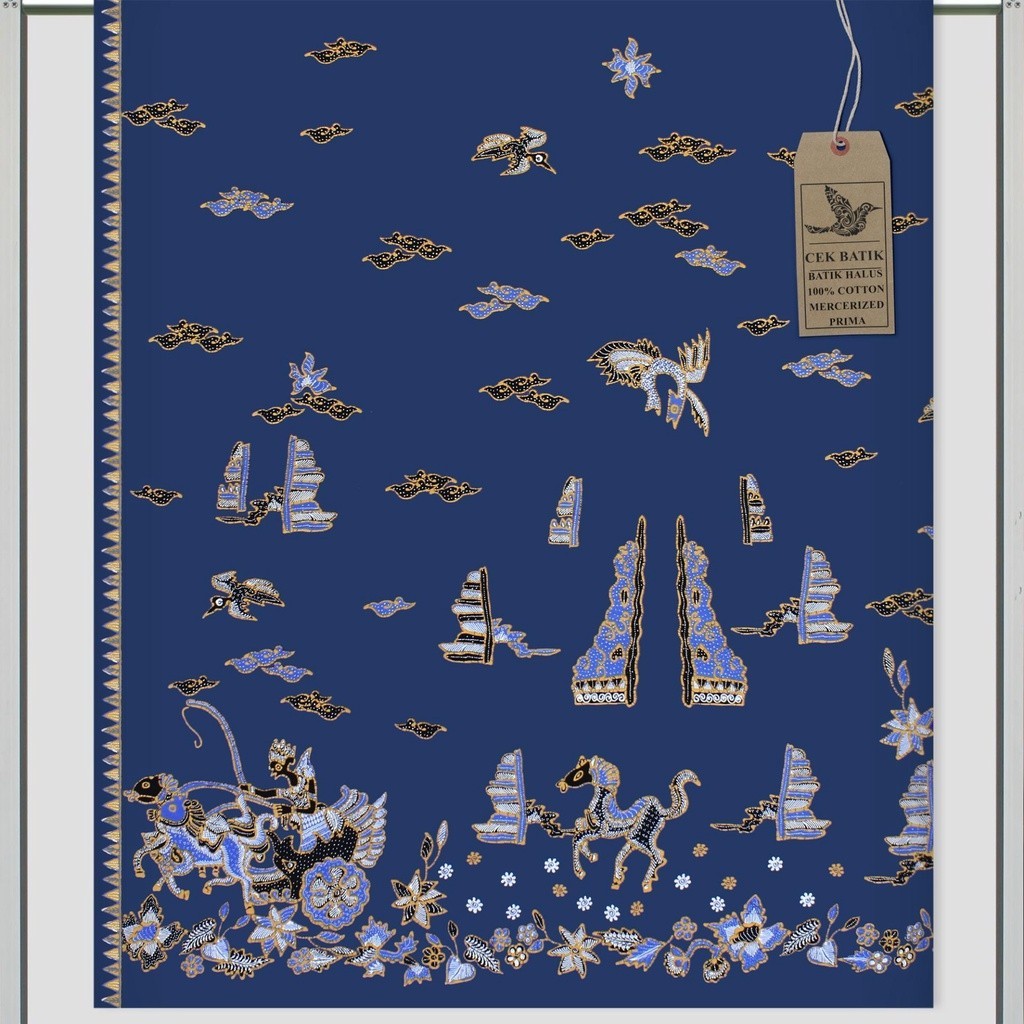 Export Batik Fabric With Special Motif Of Traditional Semar Puppet ...