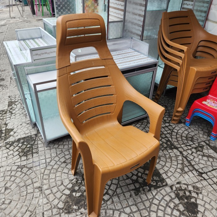 New Napolly Plastic Chair Headrest Pw678/Plastic Patio Chair | Shopee ...