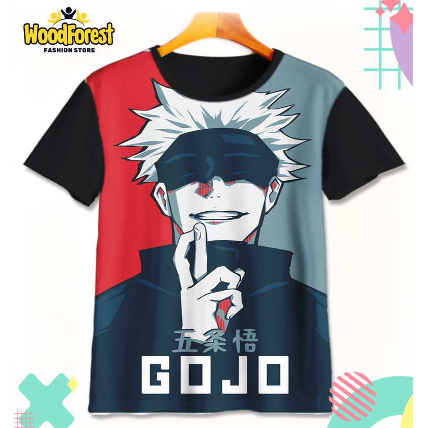 Jujutsu Kaisen Satoru Gojo v8 Kids T-Shirt Anime Satoru Gojo 3D ...
