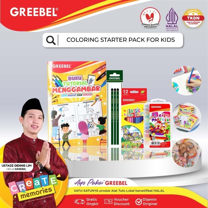 Greebel Coloring Starter Pack For Kids/Stationary/Stationery Set ...