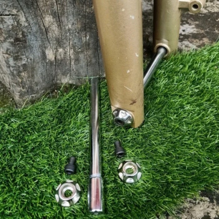 Front Axle As Shock Wheel Ninja R Rr S Ninja Gorilla Mos Nagoya Naru ...