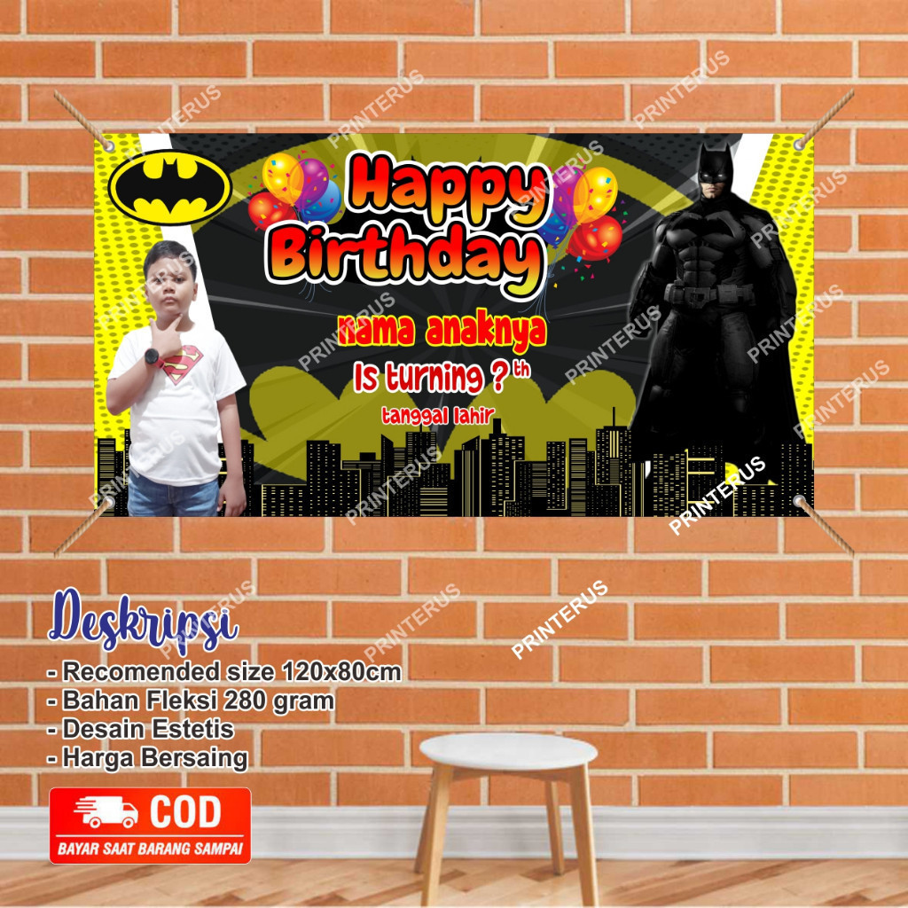 Take Now >> Check First Free Request Batman Birthday Banner / Banner ...