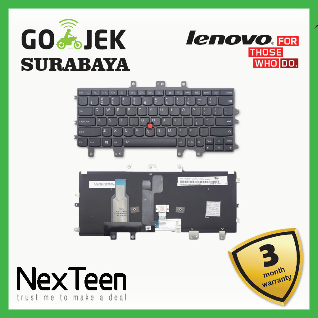 Original ThinkPad Helix 2nd Gen 20CG 20CH Backlight Pointer Keyboard ...