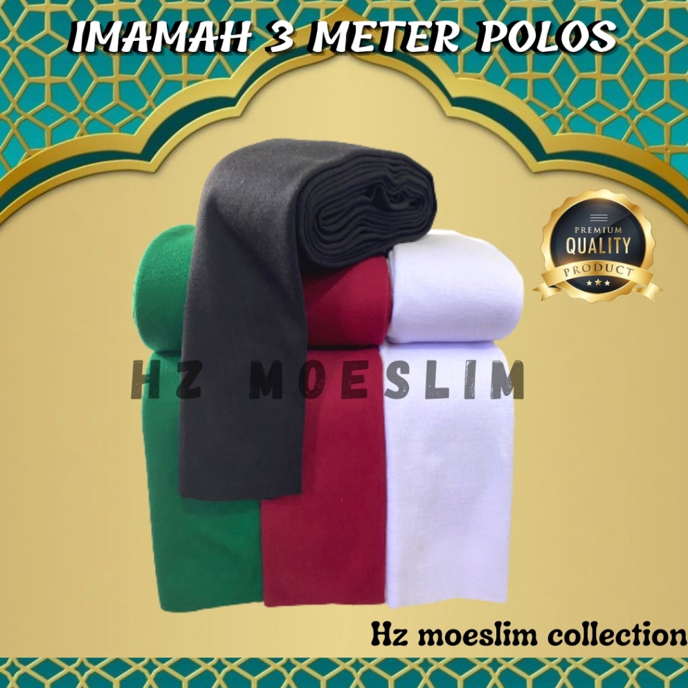 DIRECT Atc.. Plain Imamah Turban 3 Meters Long Imamah Habaib Habib ...