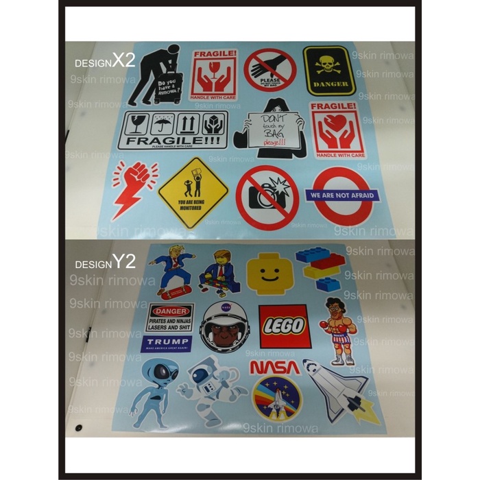 Rimowa Design 57 Sticker/Sticker For Suitcase/Refrigerator Accessories ...